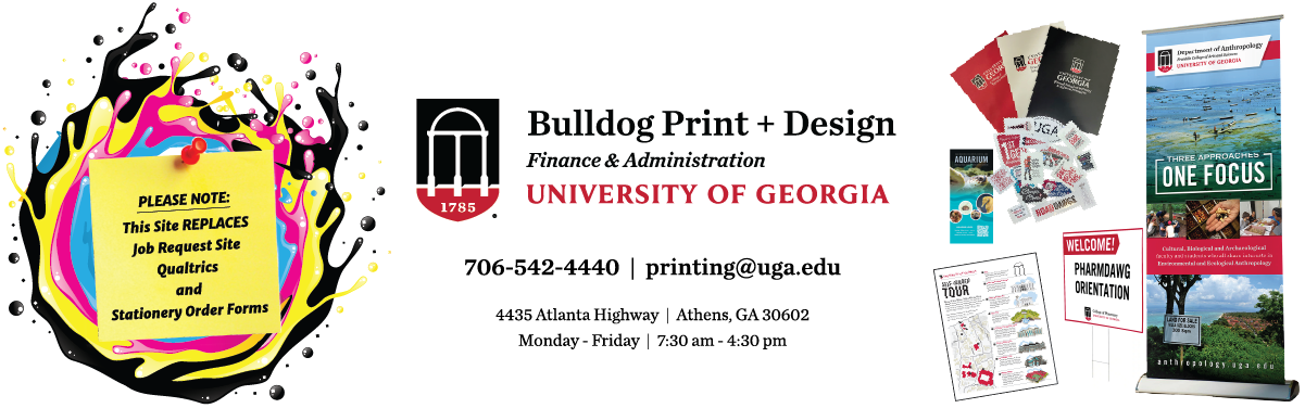 Bulldog Print + Design @ UGA Start Page